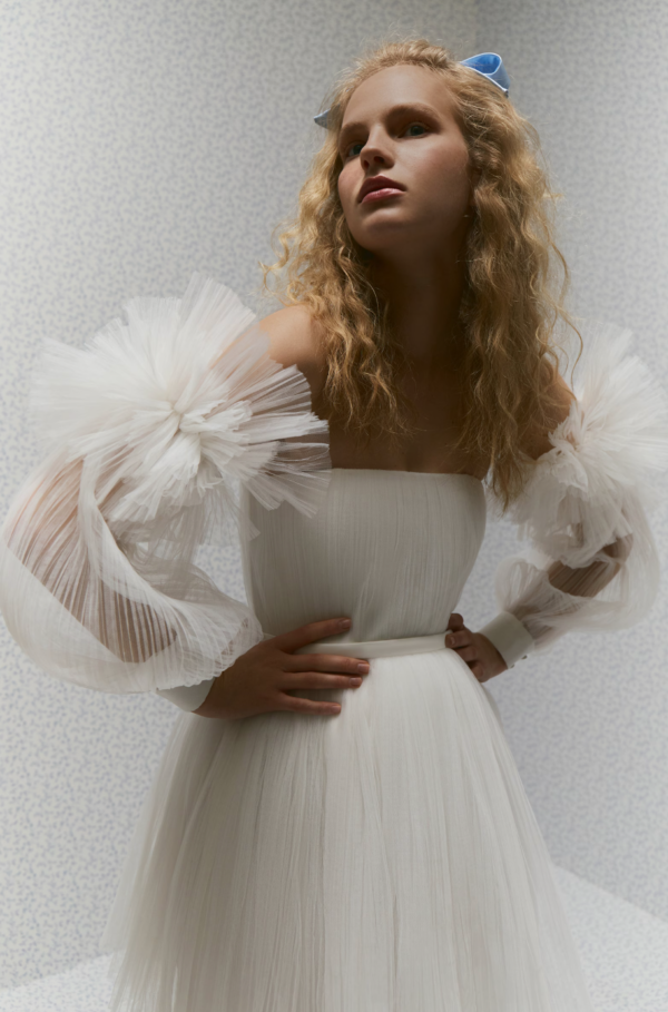 Mini robe de mariée en tulle plissé Have Dress - Madame C