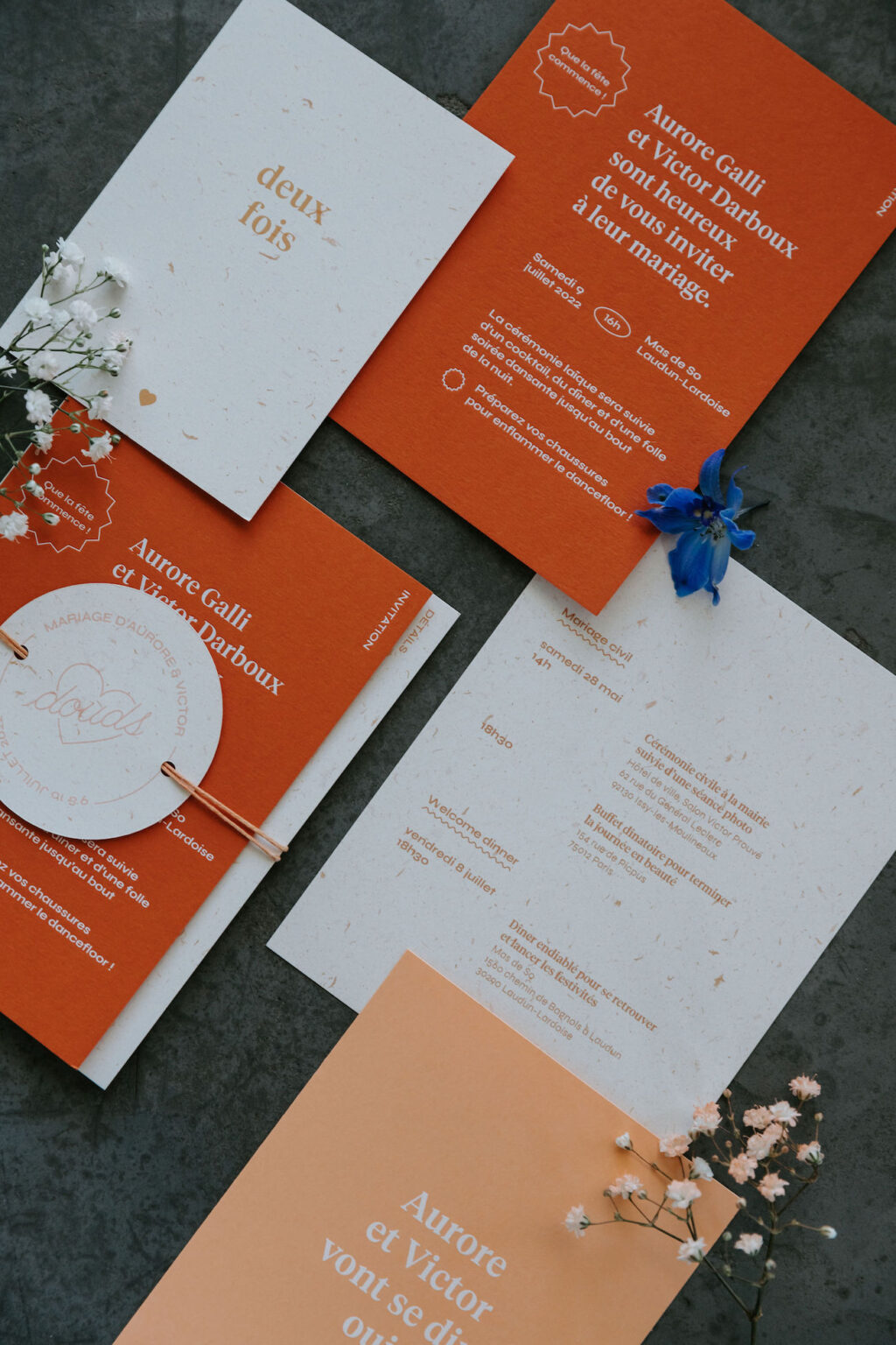Mariage coloré au Mas de So - blog mariage Madame C